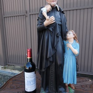 Antique Large Rare Saint Vincentius Children Statue Religious - Etsy