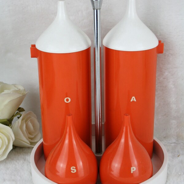 Retro Cruet Set - Etsy