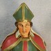 Xl Rare Antique French Religious Statue Figurine Saint Hubert - Etsy