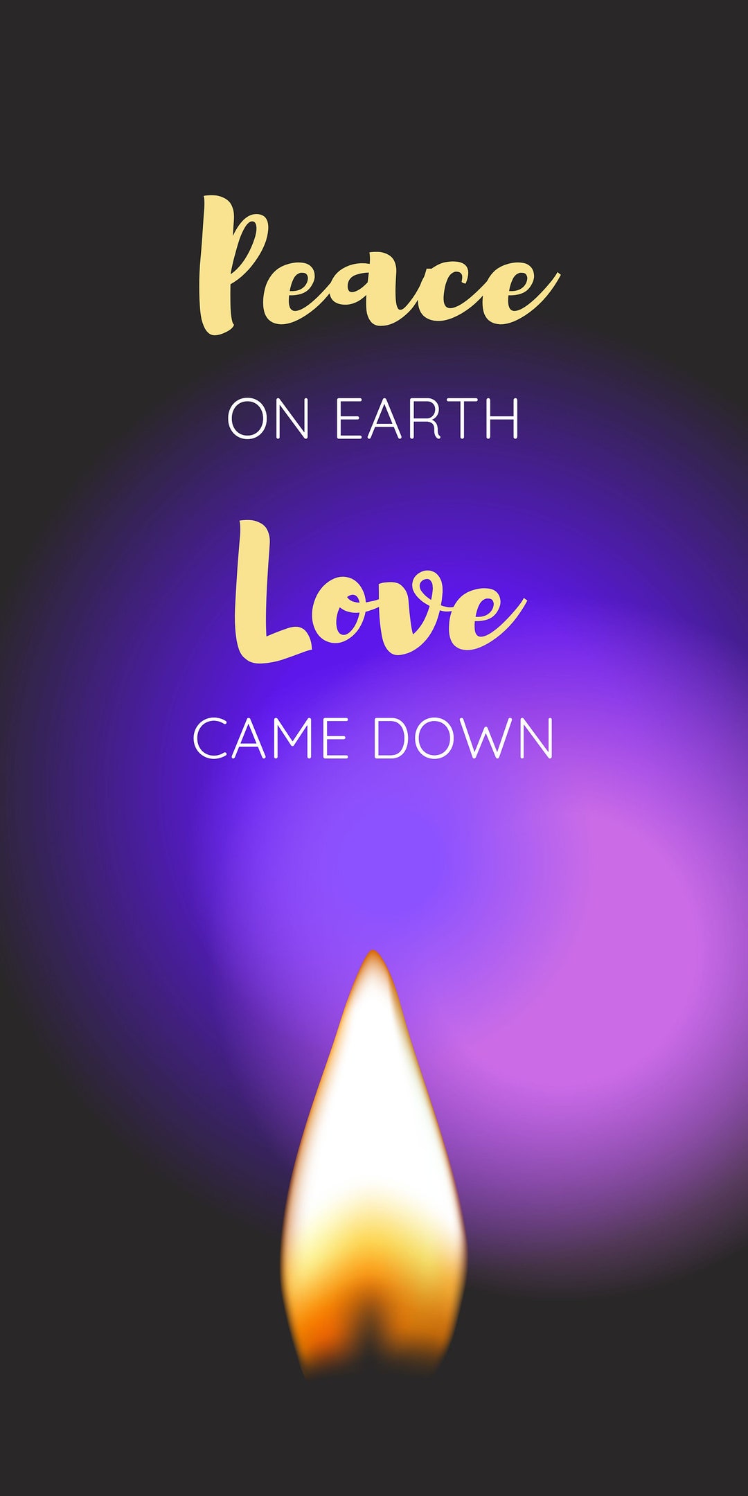 Printable Advent Banner 3x6 Ft Size Peace Love Hope Joy - Etsy