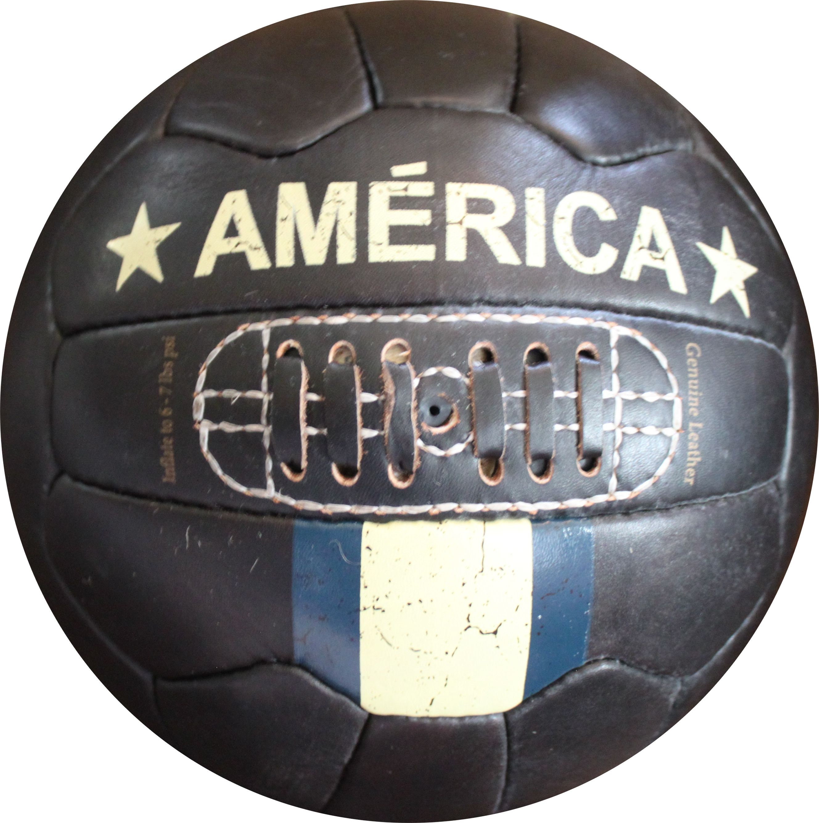 AMERICA | 1960's Vintage Soccer Ball | 100% Leather | Hand Crafted ...