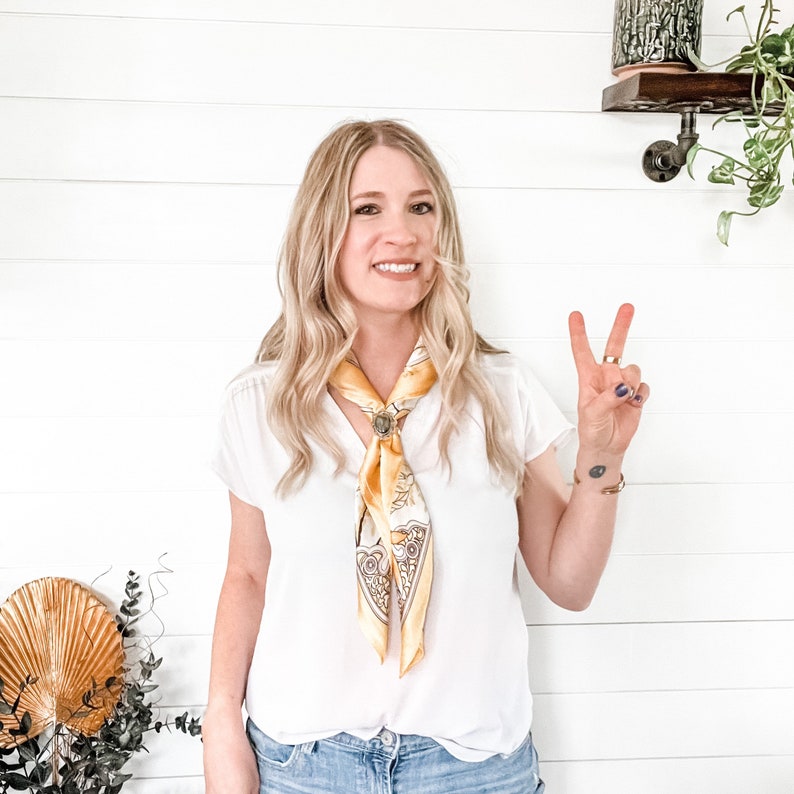 Wanderlust Bolo Scarf Slide Collection// Labradorite Gemstone - Etsy