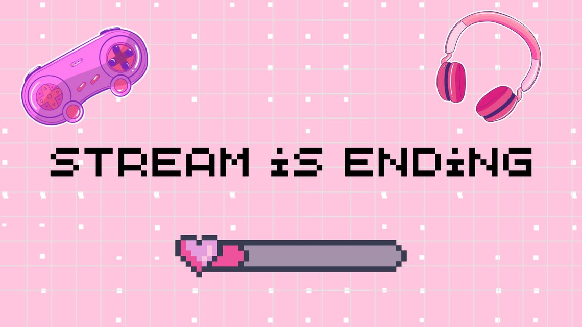 Pastel Pink Stream Screens for Twitch Starting Soon Be - Etsy Ireland