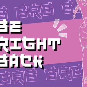 Kpop Anime Stream Screens for Twitch | Starting Soon, Be Right Back ...