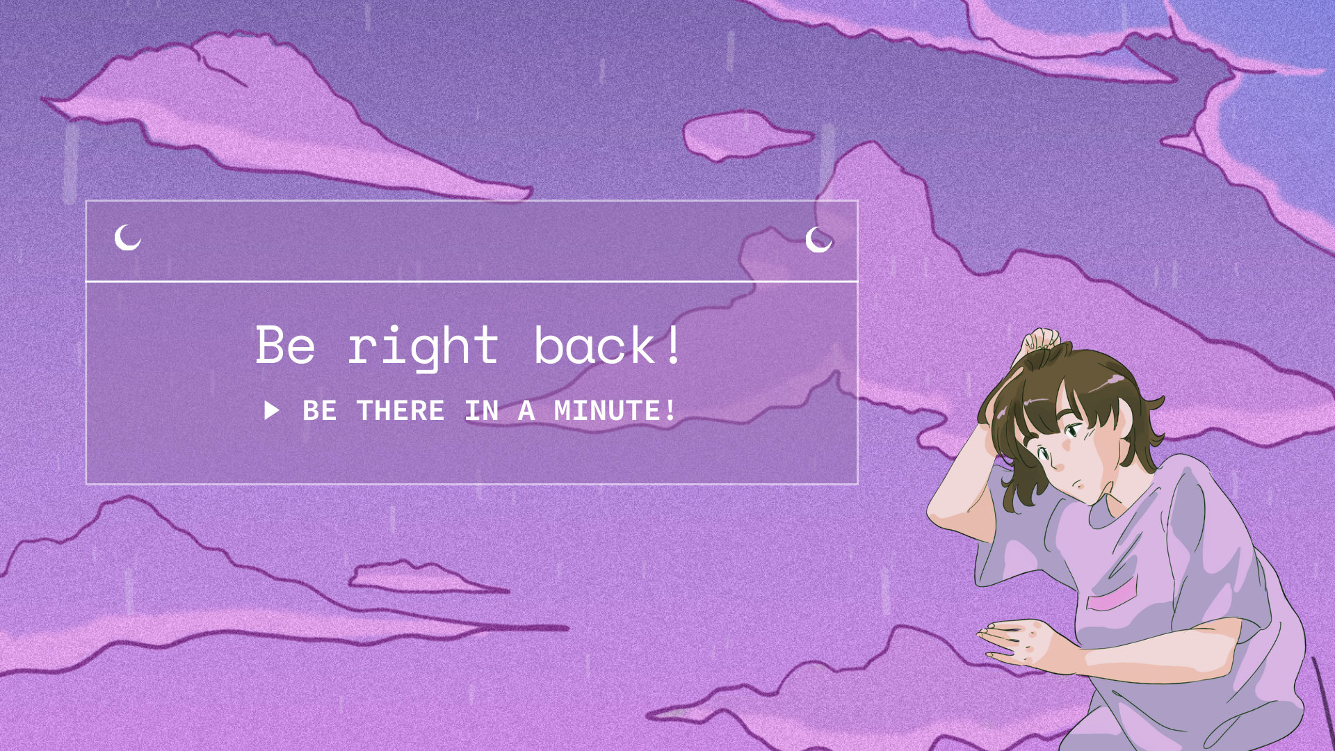 Soft Pastel Anime Stream Screens for Twitch | Starting Soon, Be Right ...