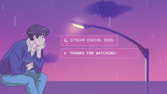 Soft Pastel Anime Stream Screens for Twitch Starting Soon - Etsy