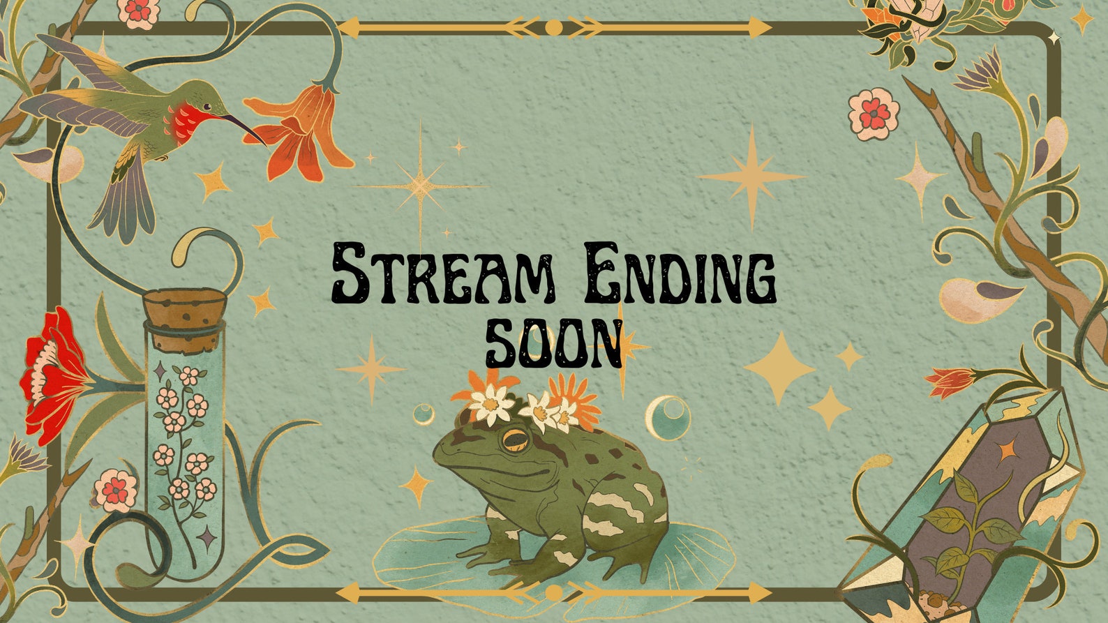 Cottagecore Twitch Stream Screens | Animated & Static (digital Download ...