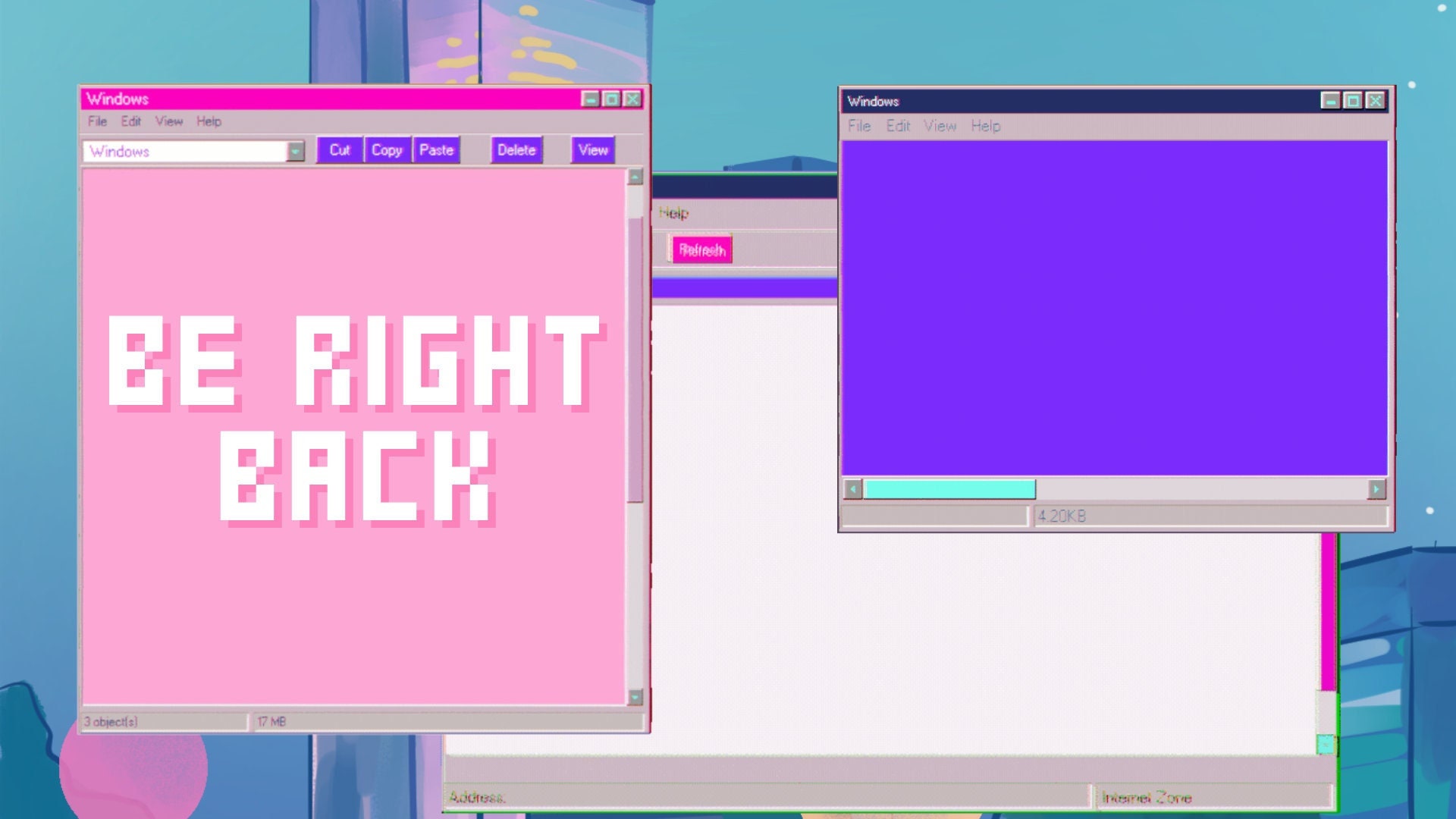 Pastel Windows Stream Screens for Twitch | Starting Soon, Be Right Back ...