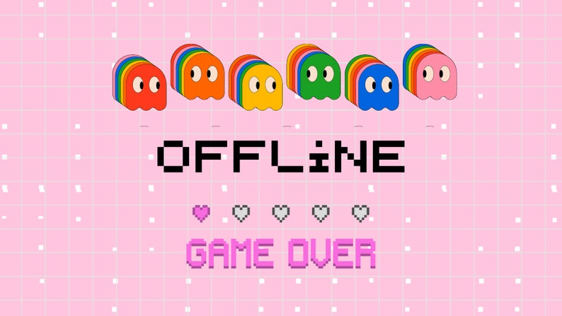 Pastel Pink Stream Screens for Twitch | Starting Soon, Be Right Back ...