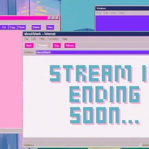 Pastel Windows Stream Screens for Twitch | Starting Soon, Be Right Back ...