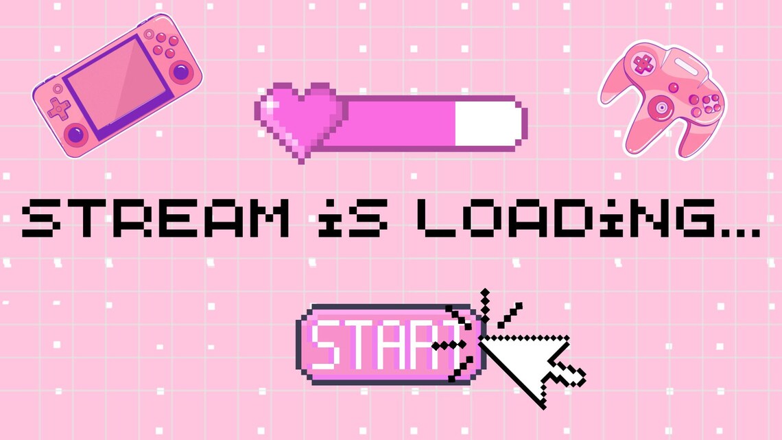Pastel Pink Stream Screens for Twitch Starting Soon Be - Etsy Ireland