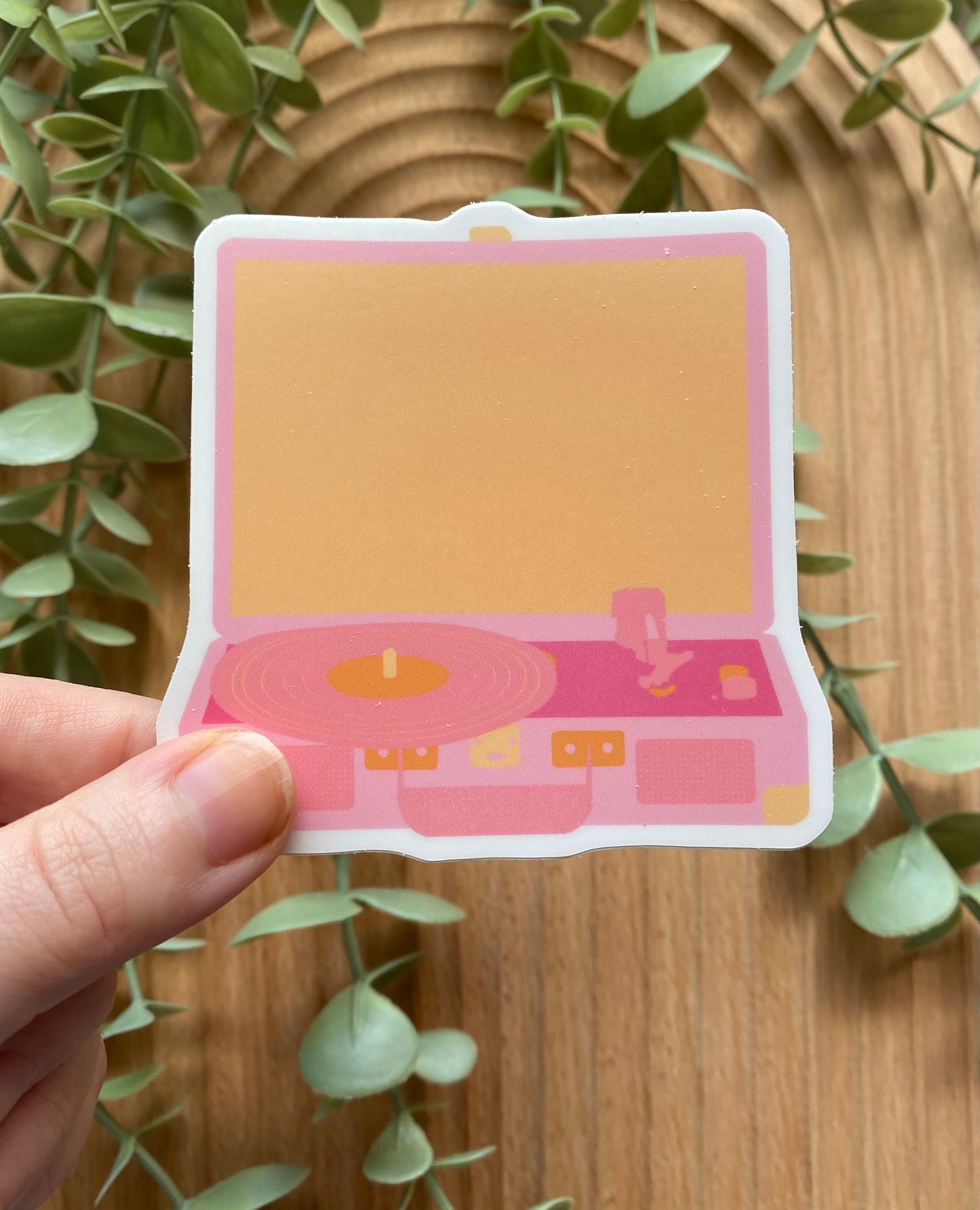 Record Player Sticker - Etsy