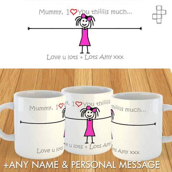 I Love You This Much Stick Figure