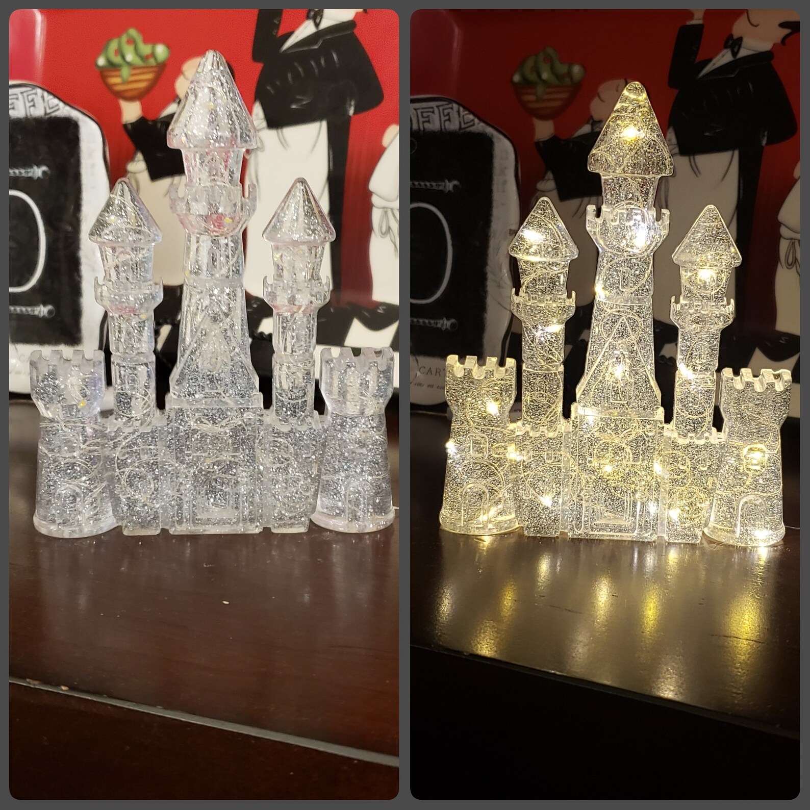 Disney Castle Inspired Resin Castles With or Without LED Lights - Etsy