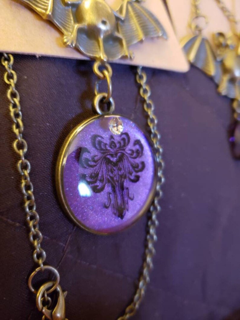 Haunted Mansion Inspired Bronze or Silver Jewelry Set Handmade With ...