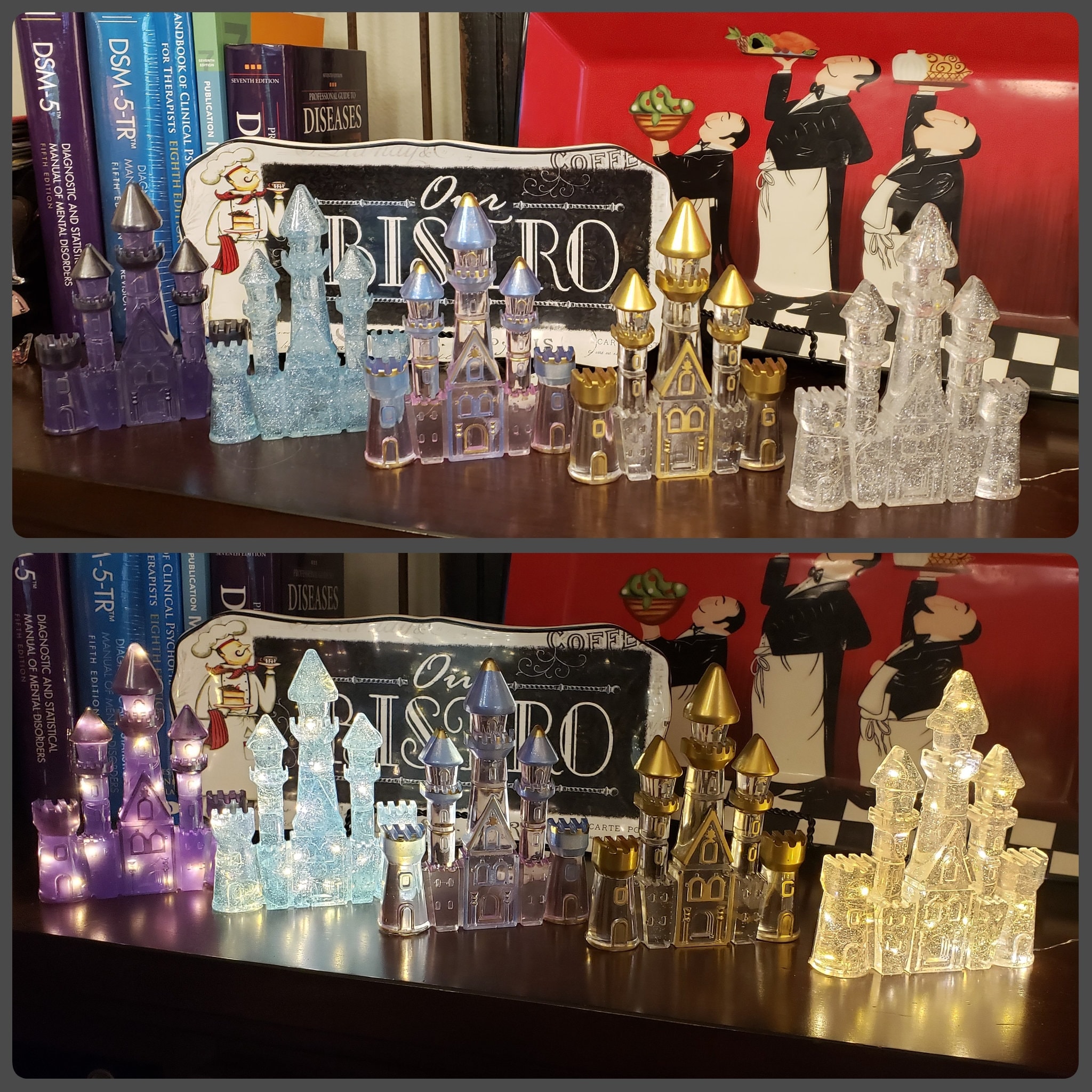 Disney Castle Inspired Resin Castles With or Without LED Lights - Etsy
