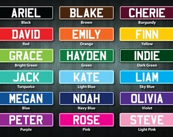 Mini License Plate - Etsy