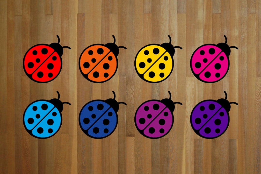 Ladybug Stickers Choose Your Size and Color - Etsy