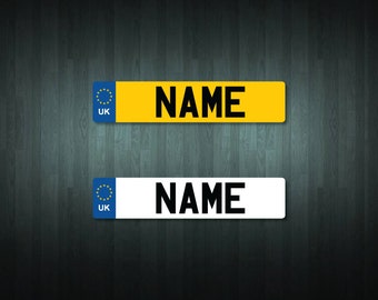 Mini license plate | Etsy