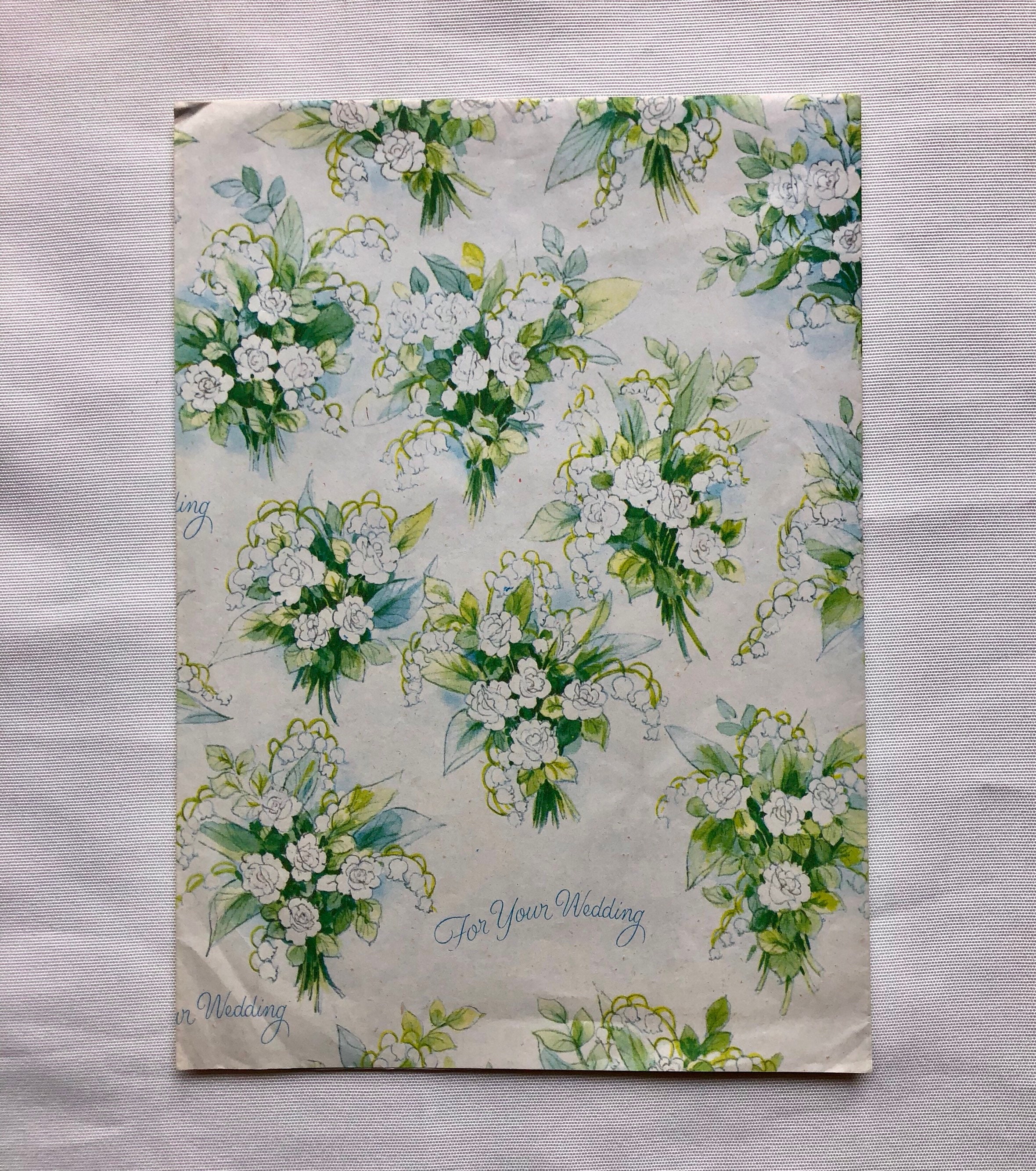 Vintage Wedding Wrapping Paper Gift Wrap 31 - Etsy