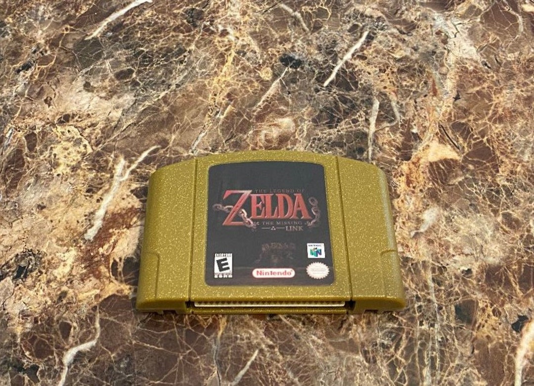 The Legend of Zelda the Missing Link 64 N64 Nintendo Game Gold Cartridge Etsy