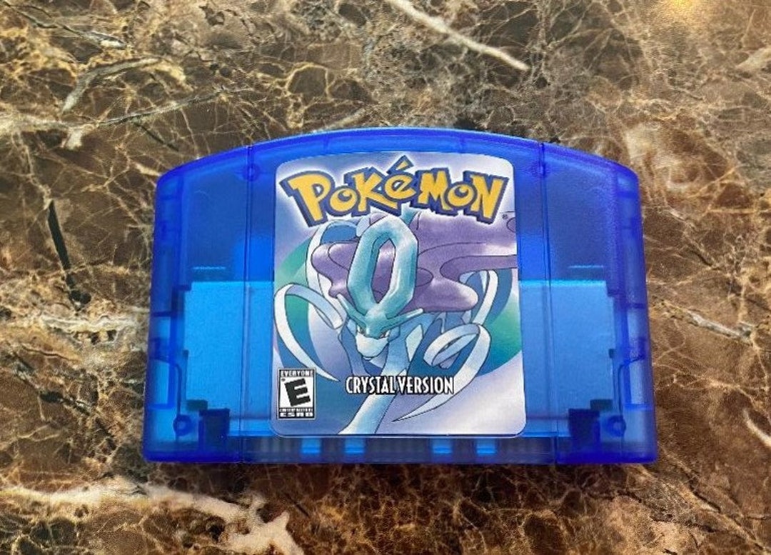 Pokemon Crystal Version 64 N64 Nintendo Game Cartridge - Etsy