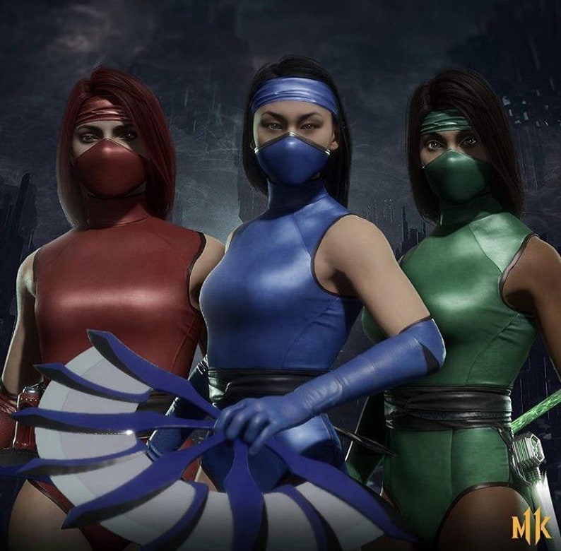 Kitana Jade Skarlet classic cosplay costume MK11 | Etsy