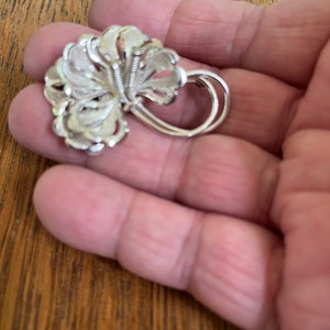 Forstner Sterling Silver Floral Pin or Brooch - Etsy
