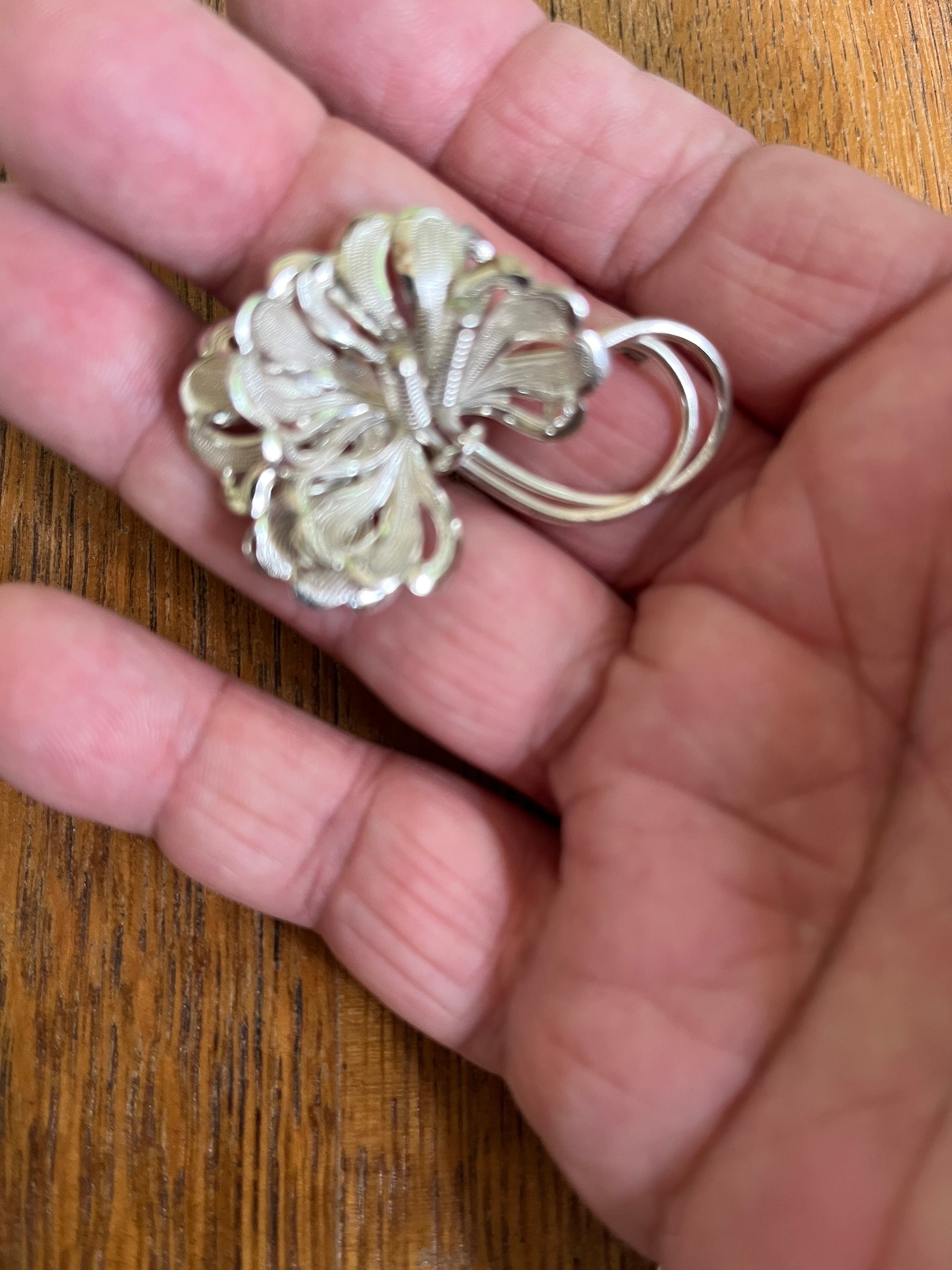 Forstner Sterling Silver Floral Pin or Brooch - Etsy