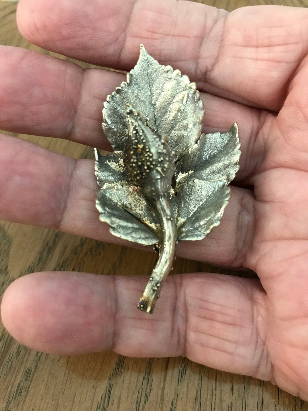 Flora Danica Egbert Gold Washed Sterling Silver Flower Bud Brooch ...