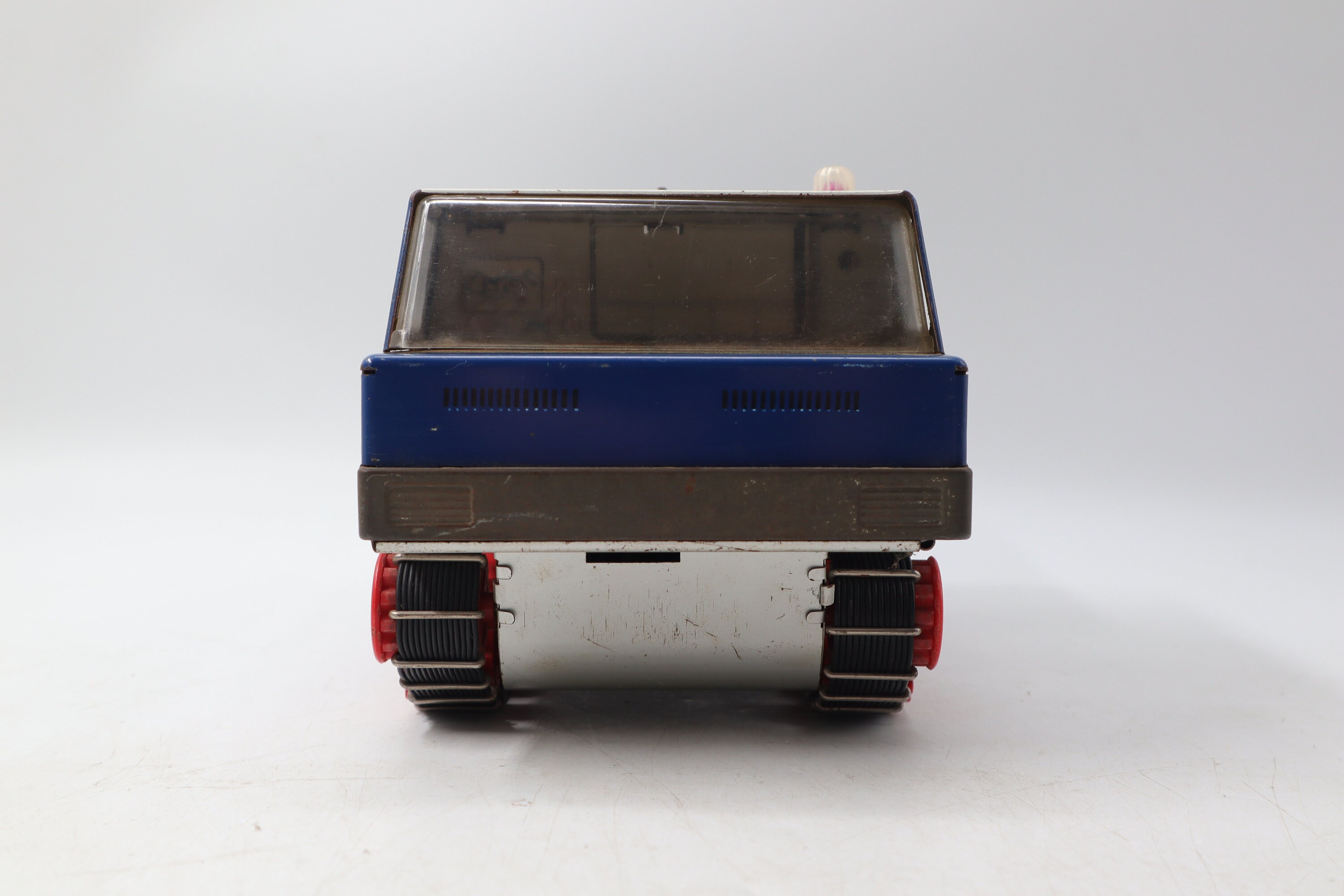 Vintage German Polar 2 Crawler Machine Battery Tin Toy Space Age Rover ...