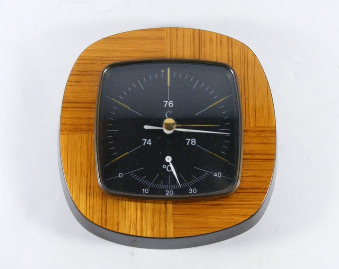 Vintage Lufft Thermometer and Barometer West Germany - Etsy