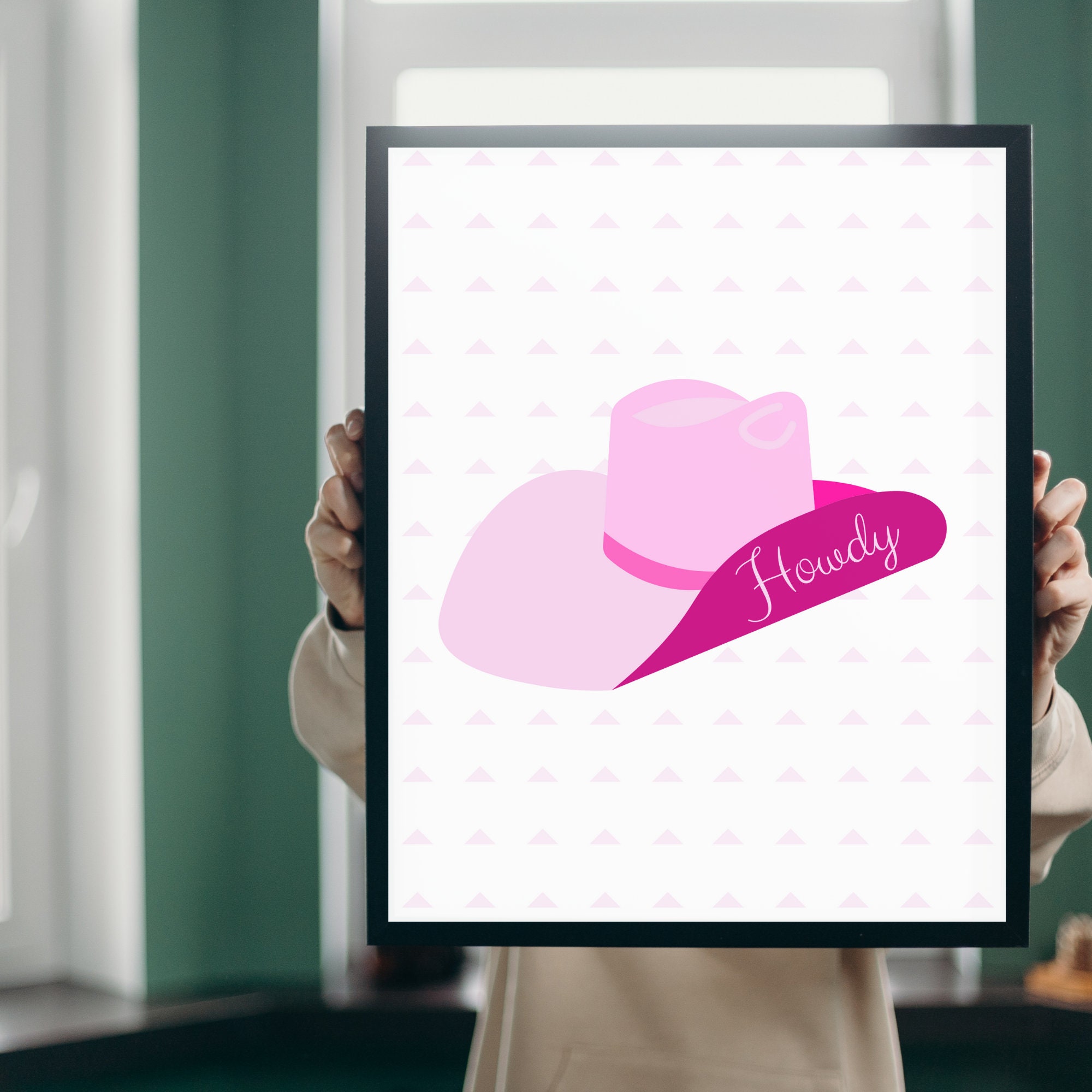 Pink Howdy Cowboy Hat Digital Download - Etsy