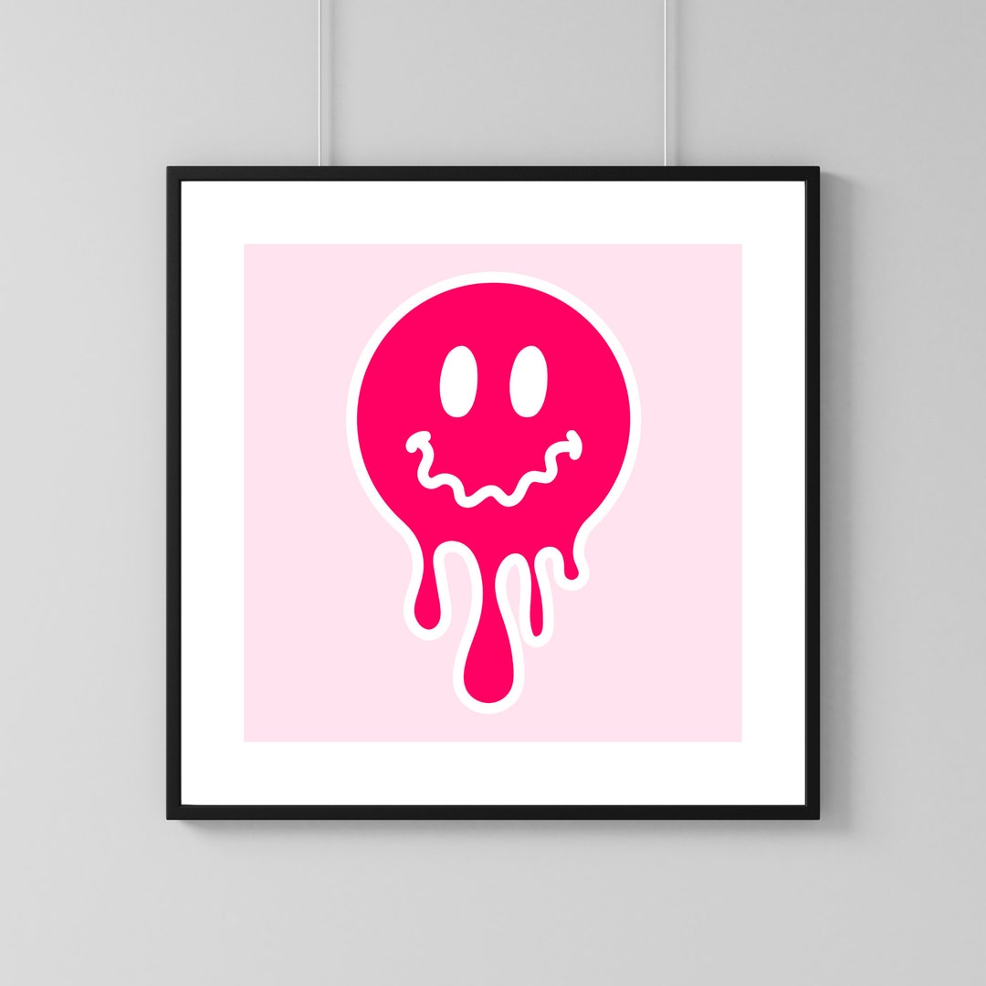 Neon Drip Smiles Digital Download - Etsy