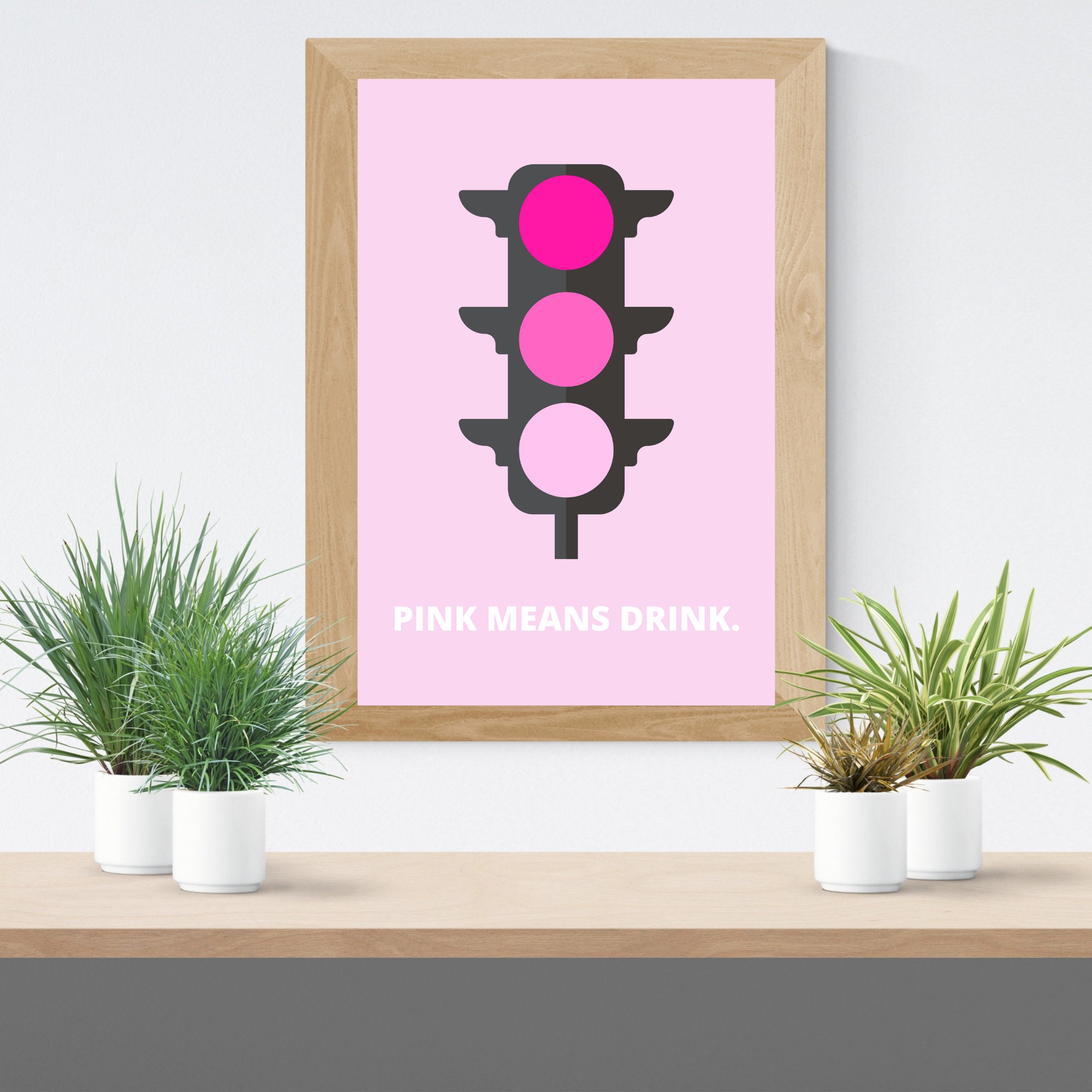 Pink Stoplight Digital Download - Etsy
