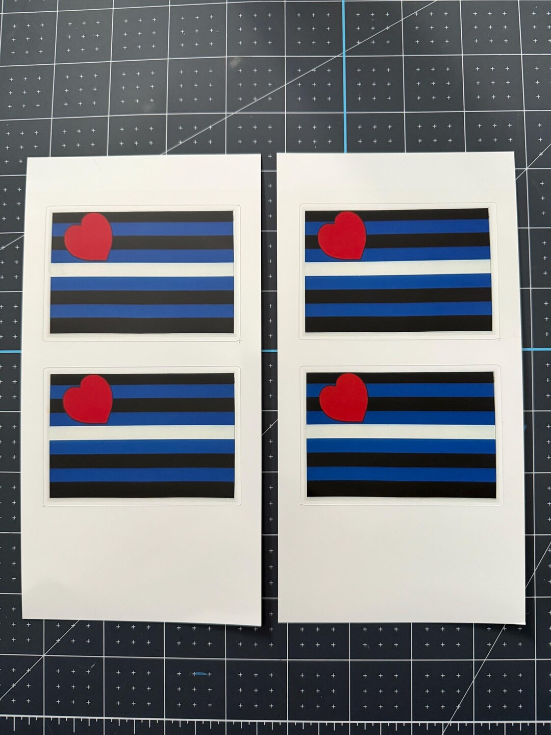 Leather Pride Flag Stickers Weatherproof 4 Stickers - Etsy