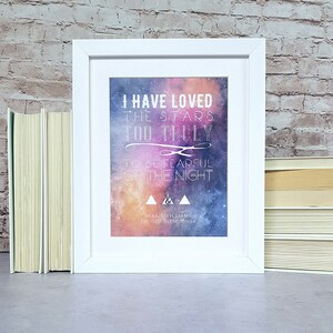 Sarah Williams Book Quote Dorm Decor Wall Art Prints, Tumblr ...