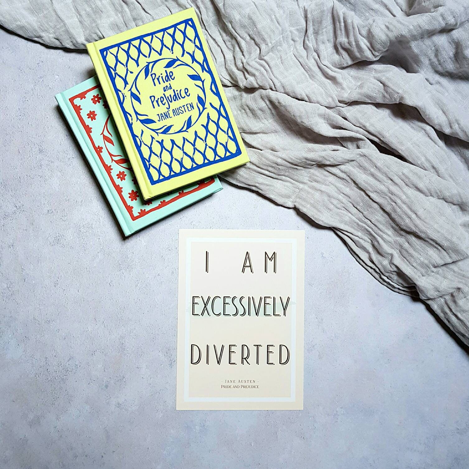 Jane Austen Minimalist Literary Quote Wall Art Prints Set - Etsy