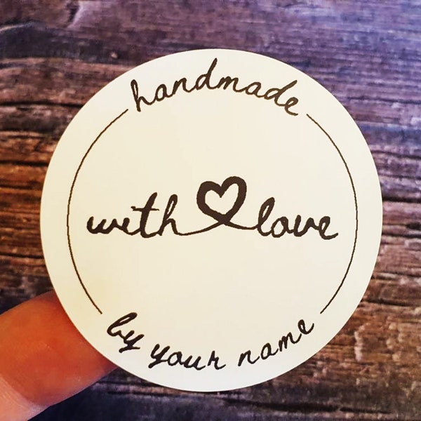 Handmade by Stickers - Etsy