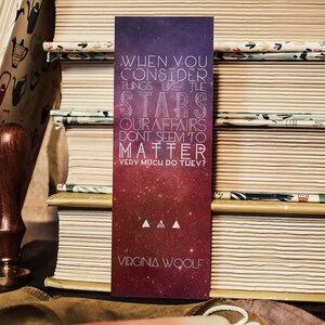 Virginia Woolf Literary Quote Bookmark for Books - Literary Gifts for ...