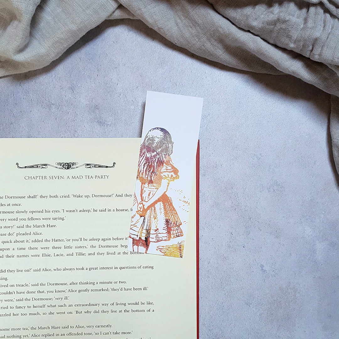 Alice in Wonderland Bookish Bookmark for Books - We're All Mad Here ...