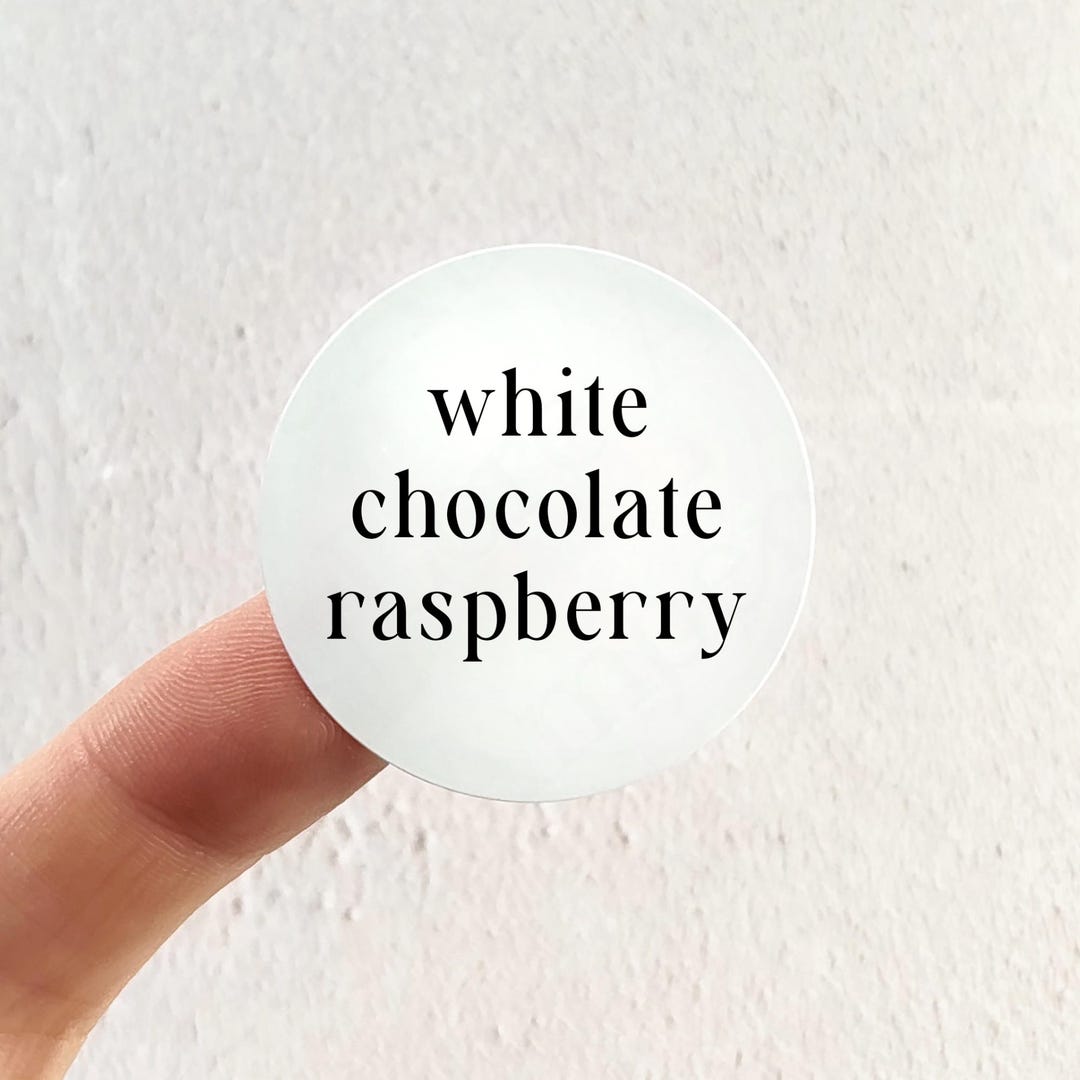 Custom Flavour Stickers for Baking Small Business Supplies - 35x ...