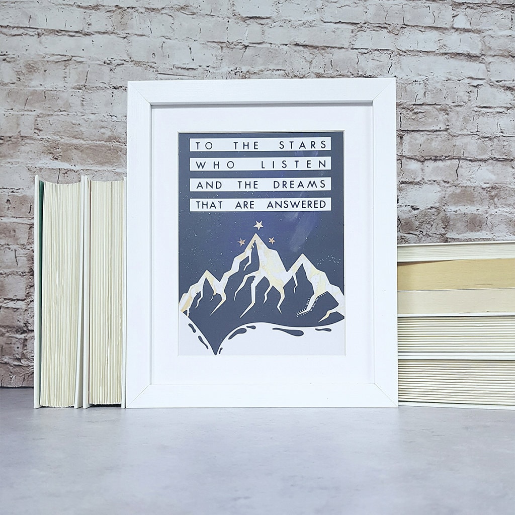 ACOTAR Book Quote Wall Art Print Literary Gifts for Book - Etsy