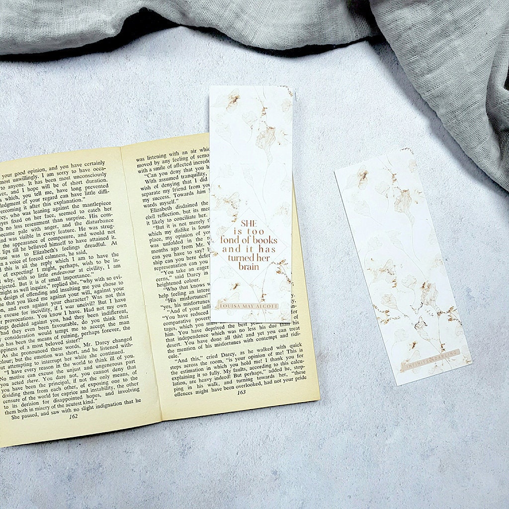 Book Lover Bookish Bookmark for Books Literary Gifts | Etsy