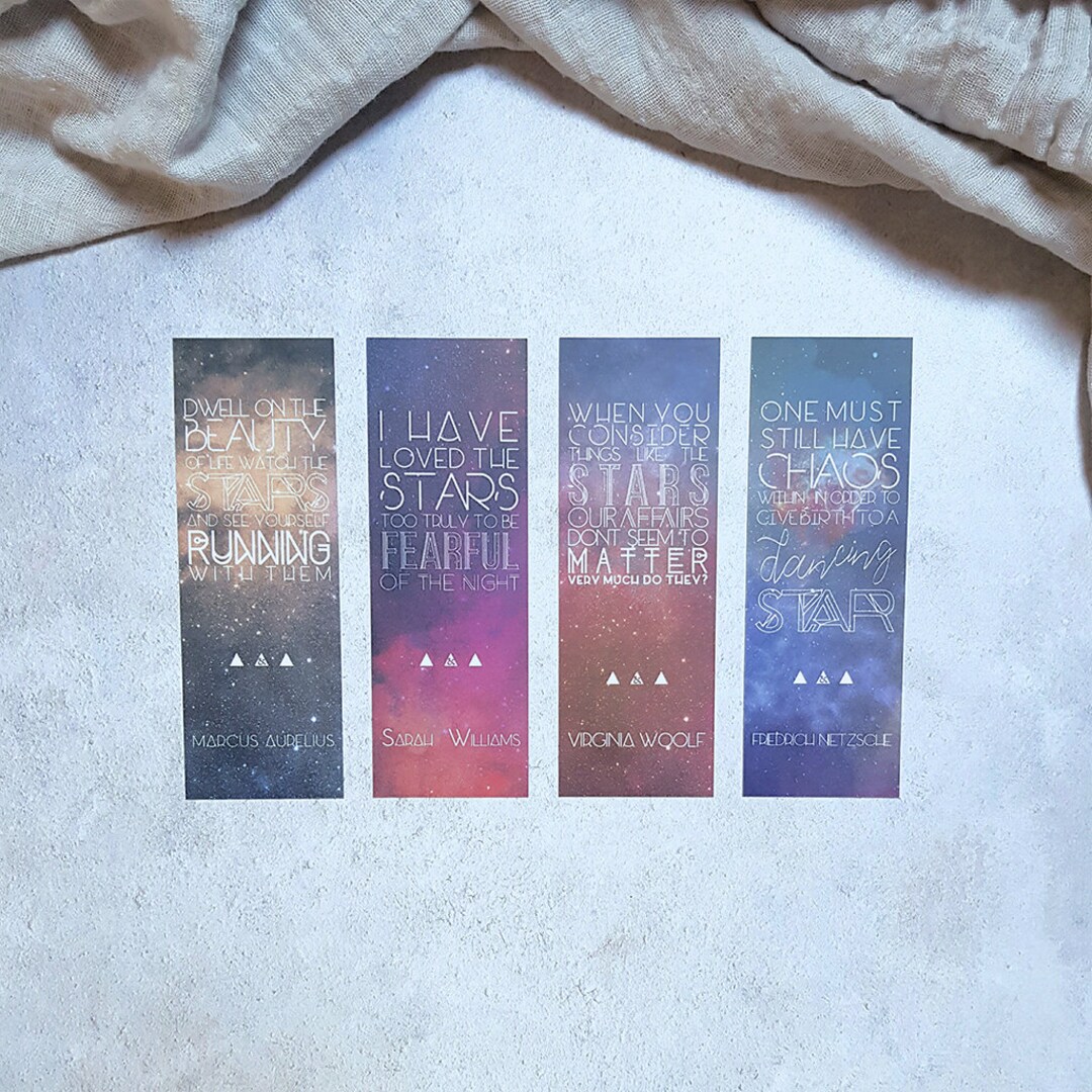 Book Quote Bookmarks for Book Lovers - Etsy