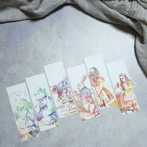 Alice in Wonderland Bookish Bookmark for Books - We're All Mad Here ...