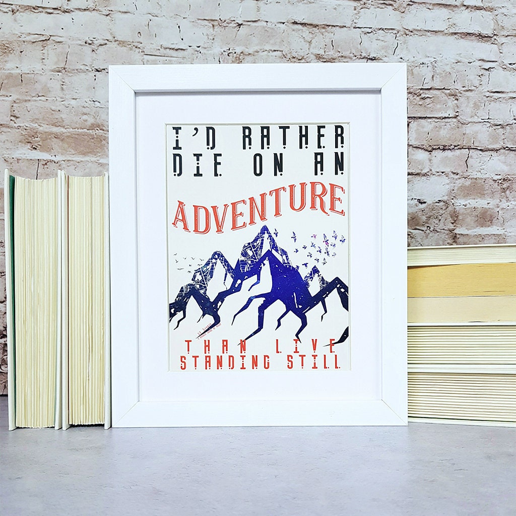 ADSOM Literary Quote Wall Art Print Literary Gifts V E - Etsy