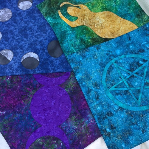 Moon Goddess Altar Cloth Hecate Hekate Tarot Cloth 24 X 24 | Etsy