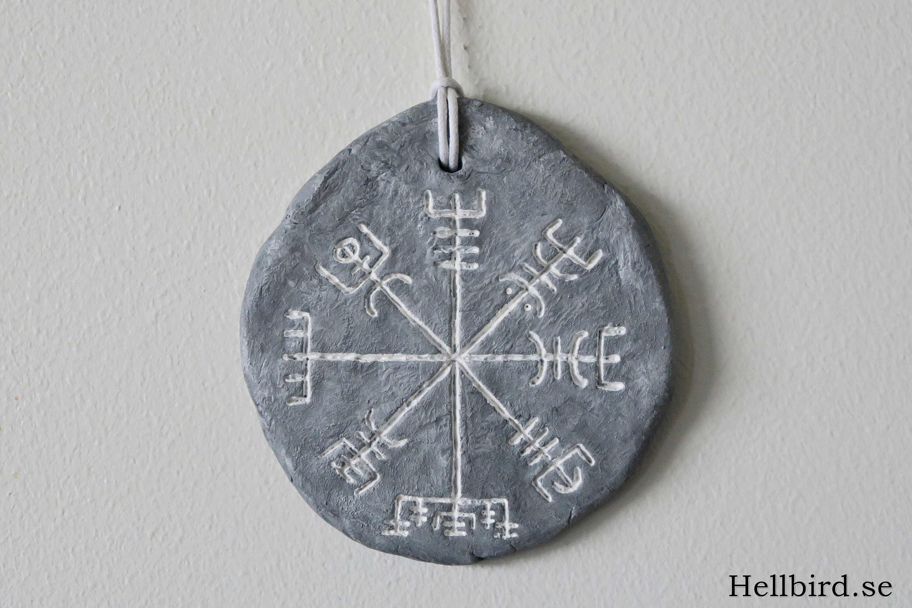 Galdrastafur Wall Plaque Vegvísir icelandic Runes, Magical Staves ...