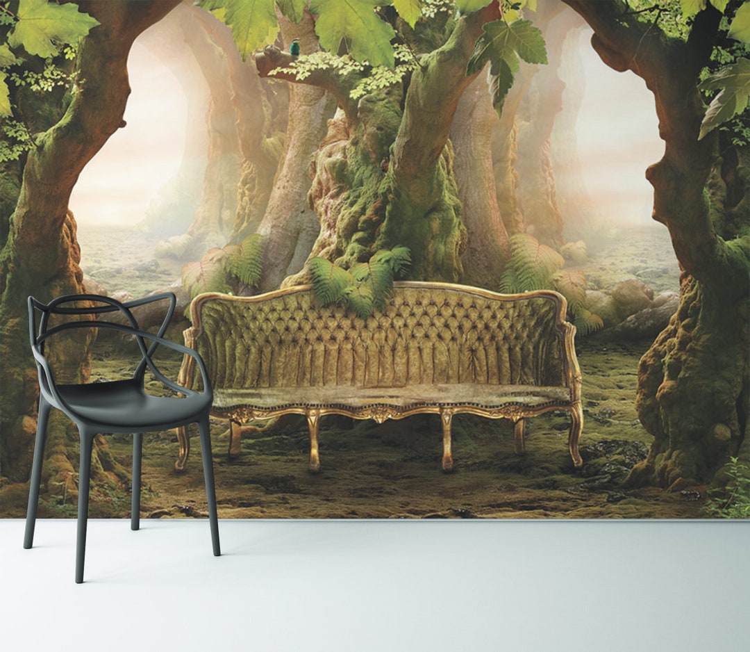 Enchanted Forest Décor PEEL AND STICK Enchanted Forest - Etsy